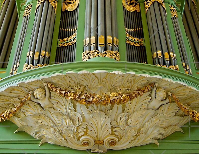 "Pipe organ in Deventer, the Netherlands" by Jenny Setchell | Redbubble