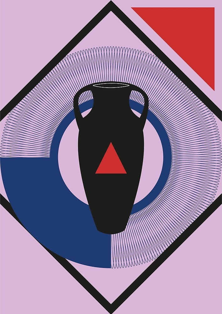 "Euclidean Pot - Pink Version" by Rygell | Redbubble