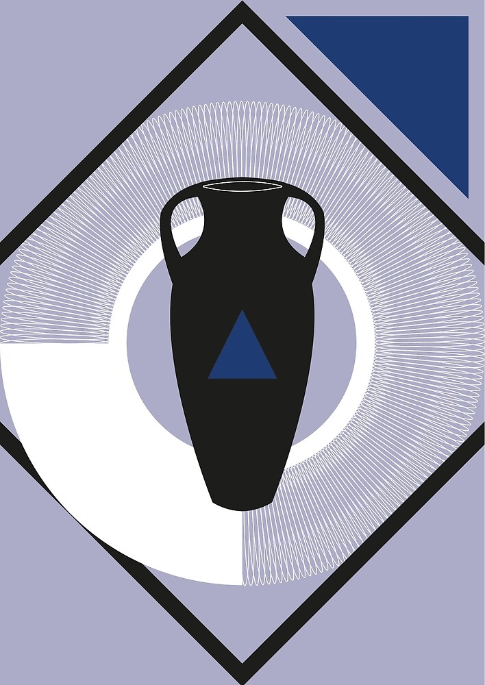 "Euclidean Pot - Blue Version" by Rygell | Redbubble