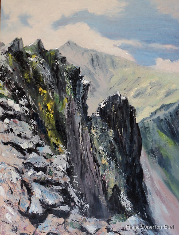 "Crib Goch" by Emma Sunerton-Burl | Redbubble