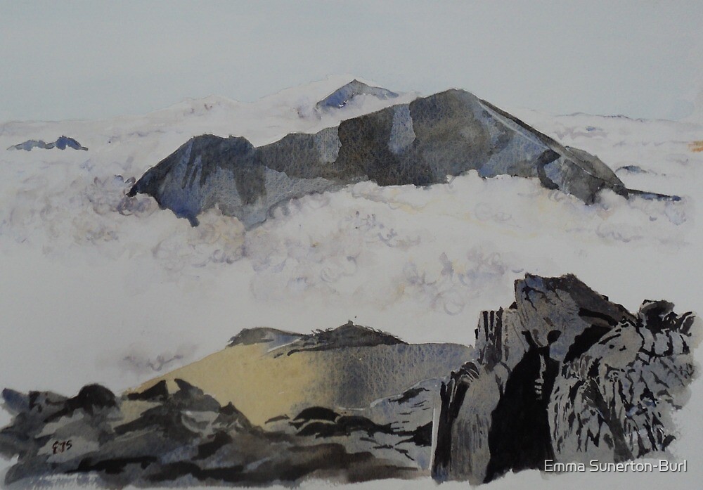 "CRib Goch and the Inversion" by Emma Sunerton-Burl | Redbubble