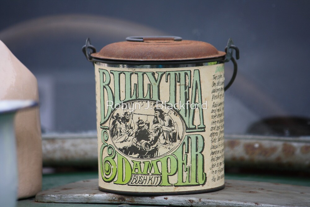 "Billy Tea & Damper Bush Kit" by Robyn Blackford | Redbubble