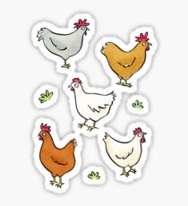 Chickens: Stickers | Redbubble