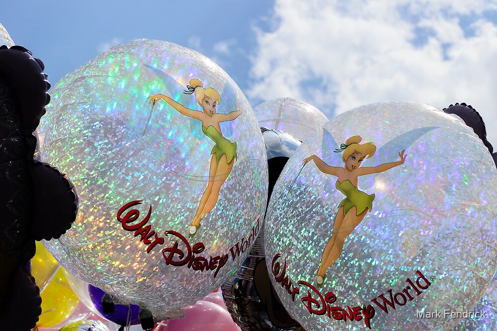 "Tinkerbell Balloons" by Mark Fendrick | Redbubble