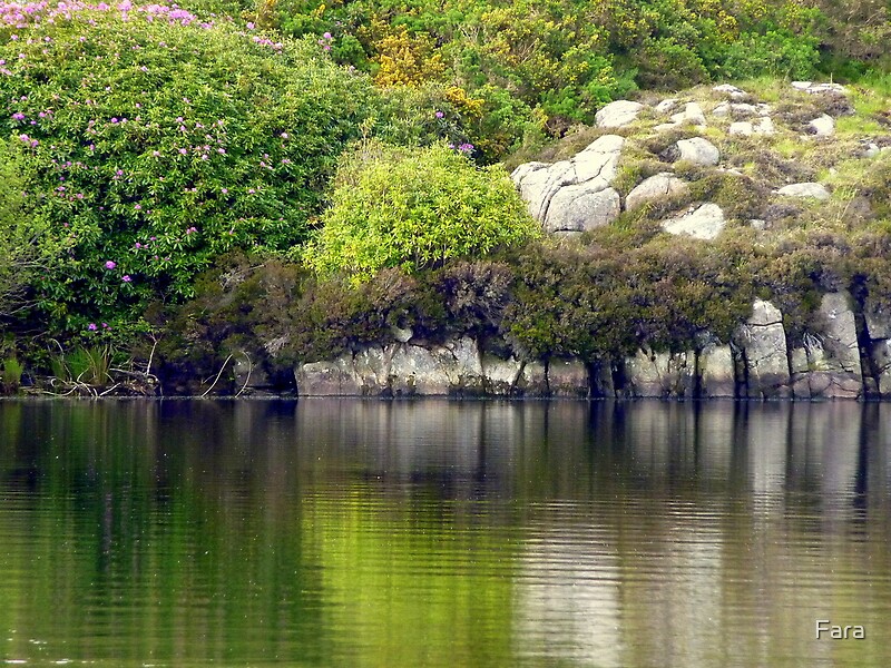 "Across A Donegal Lake" by Fara | Redbubble