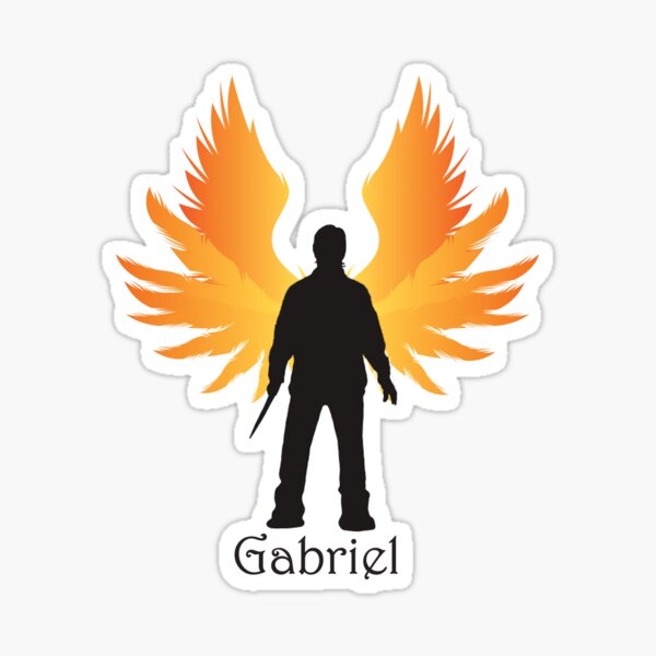 Gabriel Supernatural Stickers | Redbubble