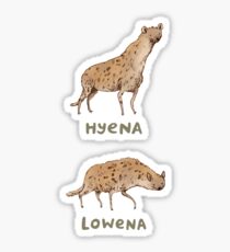 Hyena Stickers | Redbubble