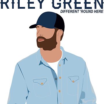 "Riley Green" Sticker for Sale by Courtney Bedingfield | Redbubble
