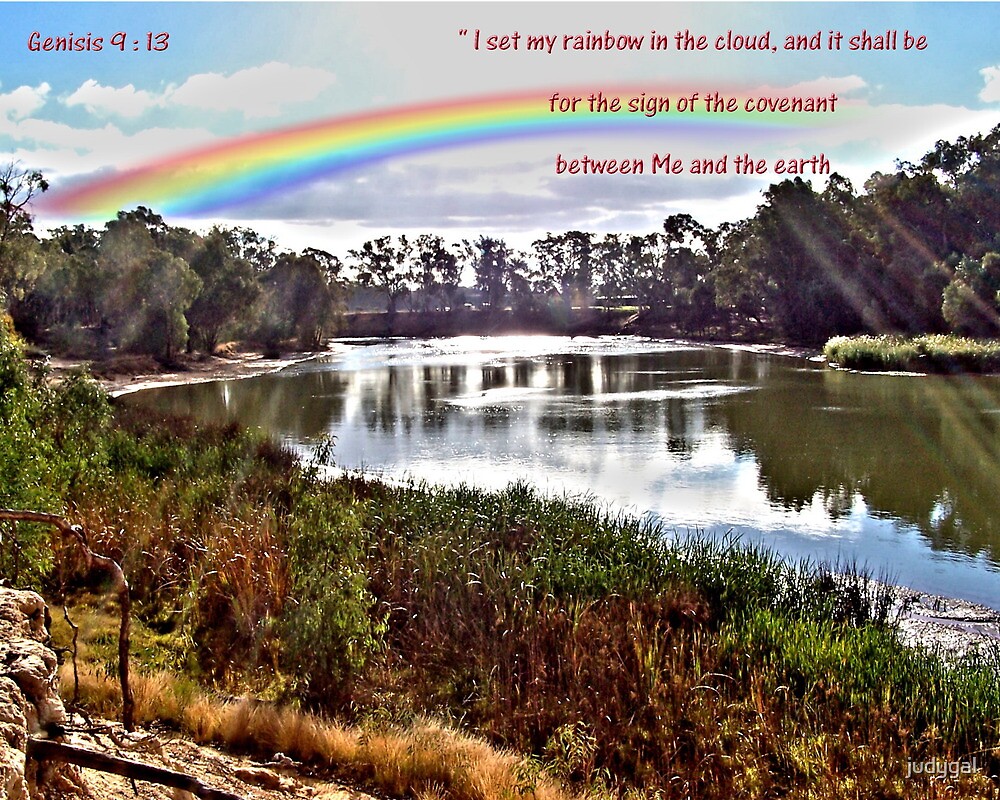 "The Rainbow - Covenant - Genesis 9:13" by judygal | Redbubble