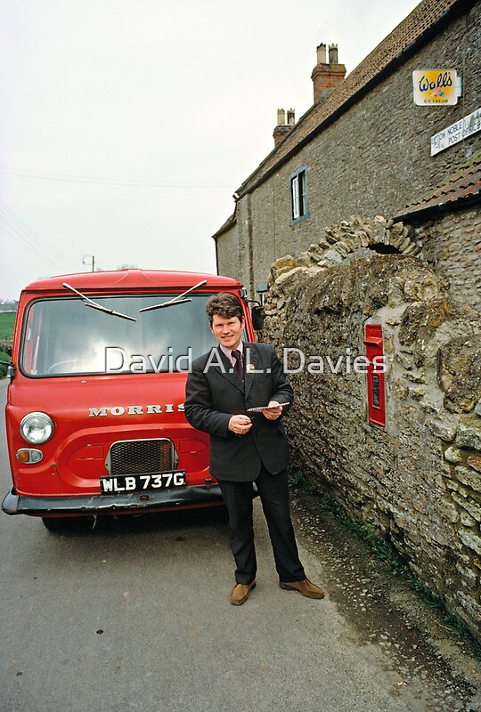 "Village Postman, Somerset, England, UK, 1970s." by David A. L. Davies ...
