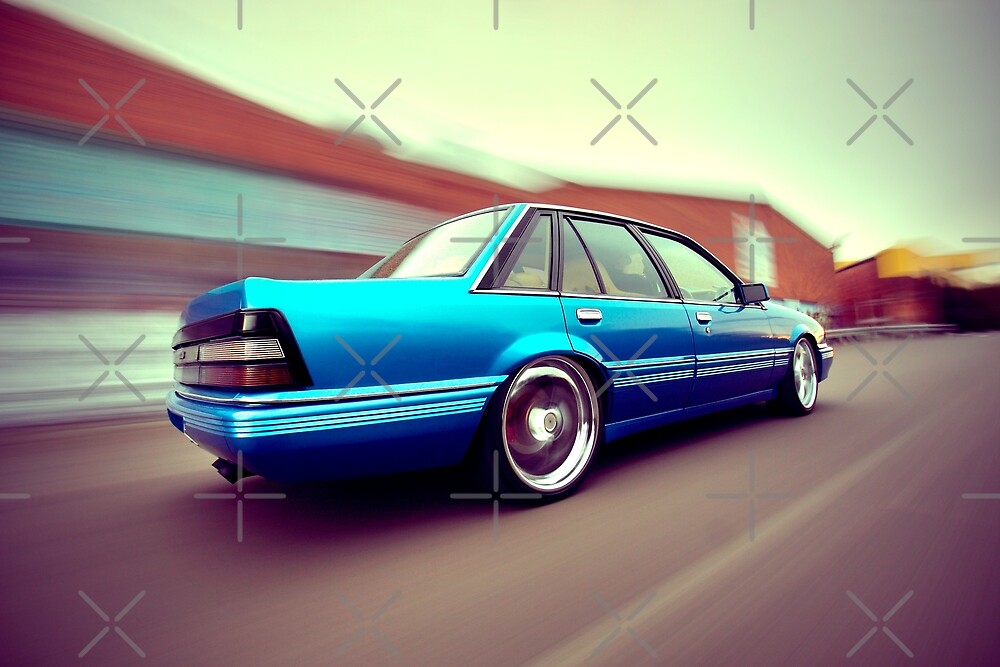 "Blue Commodore VL" by John Jovic | Redbubble