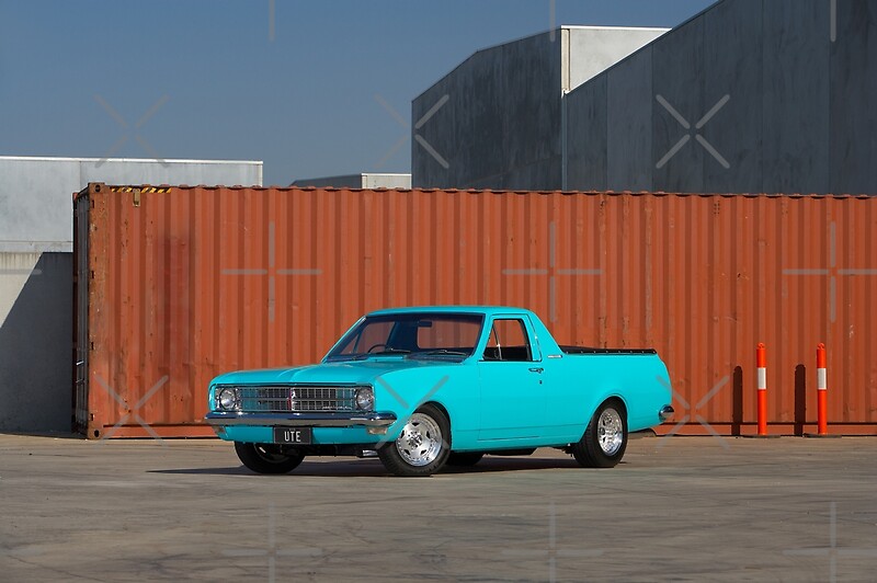 "Blue Holden HK Ute" by John Jovic | Redbubble