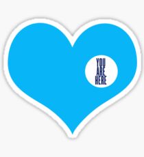 You Are Here: Stickers | Redbubble