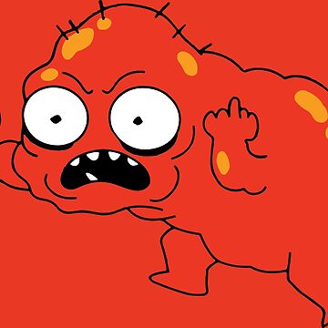 "Red Goobler" Sticker for Sale by cangurojoe | Redbubble