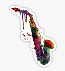 Saxophone Stickers | Redbubble
