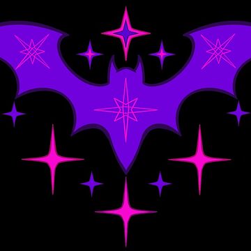 "Atomic bats " Sticker for Sale by Spellbound-Art | Redbubble