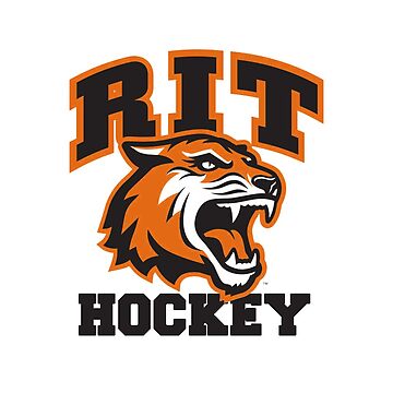 "RIT HOCKEY" Sticker for Sale by emilywisnewski | Redbubble