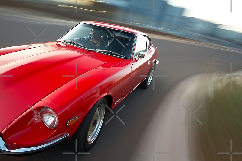 "Red Datsun 260Z rig shot" by John Jovic | Redbubble