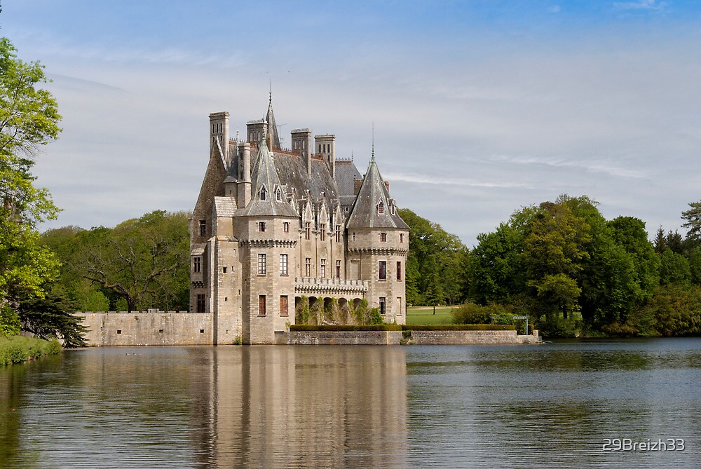 "La Bretesche Castle" by 29Breizh33 | Redbubble