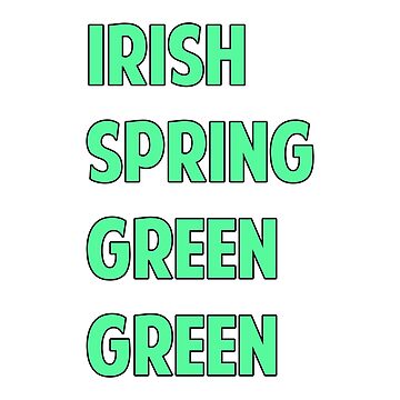 "Irish Spring Green Green - Flight Reacts" Essential T-Shirt for Sale ...