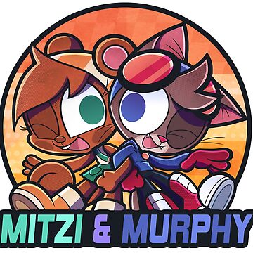 "Mitzi & Murphy" Sticker for Sale by AJMarekArt | Redbubble