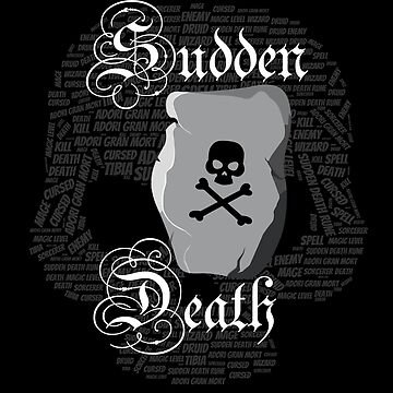 Sticker for Sale mit "Plötzliche Todesrune" von TXR-Artes | Redbubble