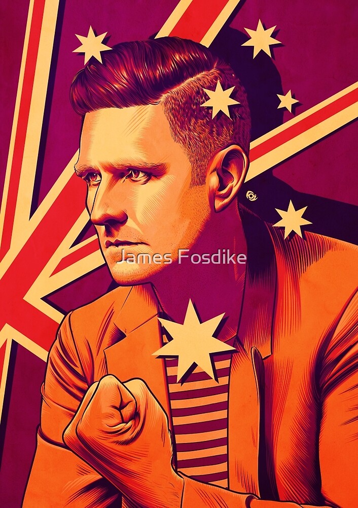 "Wil Anderson - Political Wil (textless)" by James Fosdike | Redbubble