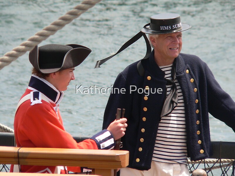 "Marine and Sailor" by Katherine Pogue | Redbubble