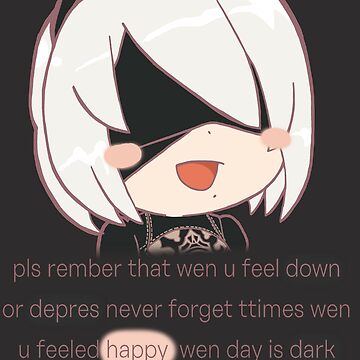 "Pls rember happy day 2B" Sticker for Sale by Celliii | Redbubble