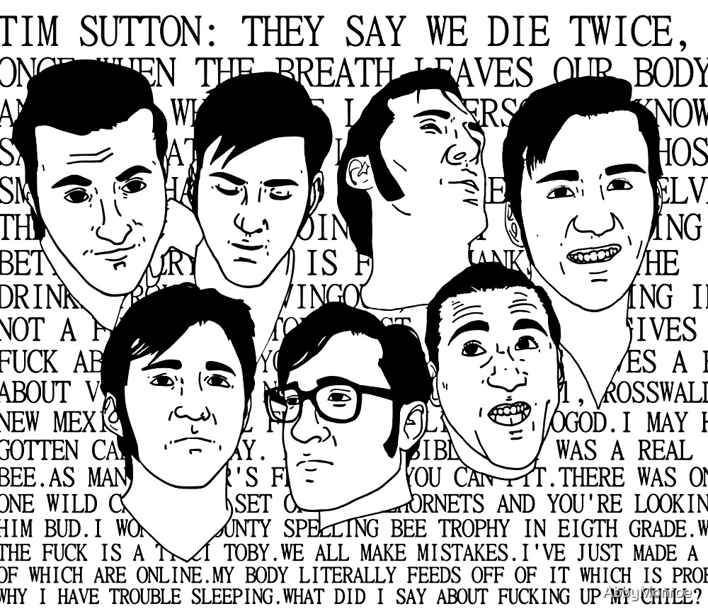 "Tim Sutton's Face" by AbbyMonroe | Redbubble