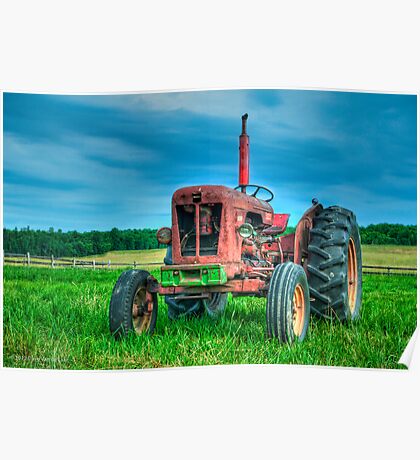 Antique Tractor: Posters | Redbubble
