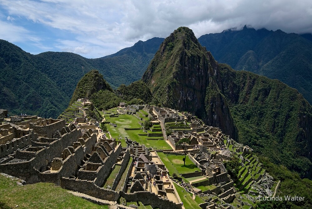 "Lost City of the Incas - Machu Picchu" by Lucinda Walter | Redbubble