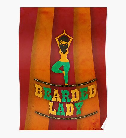 Pósters: Bearded Lady Circus | Redbubble