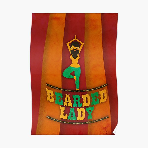 Bearded Lady Posters | Redbubble