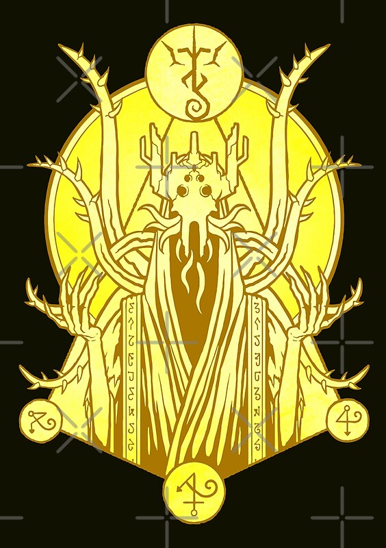 "The King in Yellow - Yellow Sign" by zachholmbergart | Redbubble