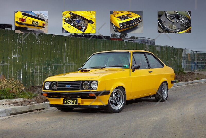 " Ford Mk2 RS2000 Escort" by John Jovic | Redbubble