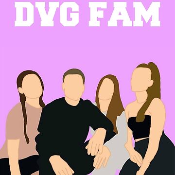 "Dad V Girls - DVG Fam" Sticker for Sale by shelbyj12 | Redbubble