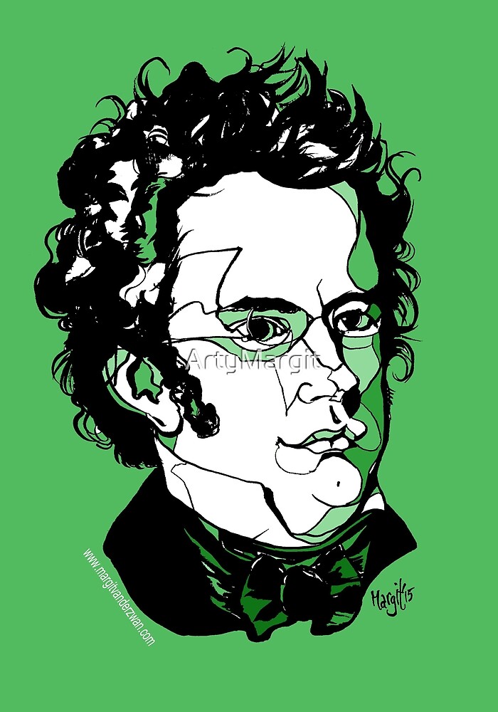 "Franz Schubert composer" by ArtyMargit | Redbubble