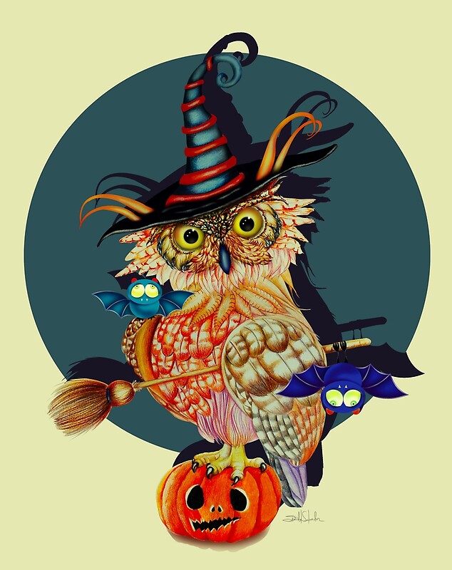 "Owl Scary" by IsabelSalvador | Redbubble