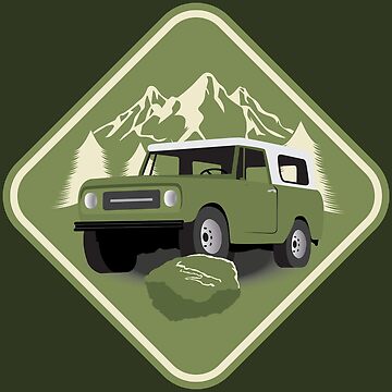 "International Harvester Scout (Snowrunner)" Sticker for Sale by ...