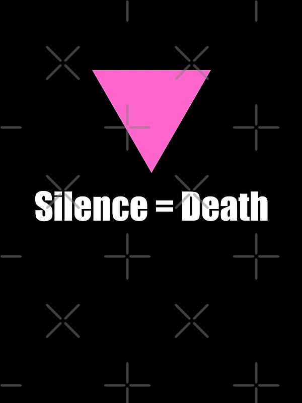 "Silence Equals Death - Pink Triangle" by ResistNow | Redbubble
