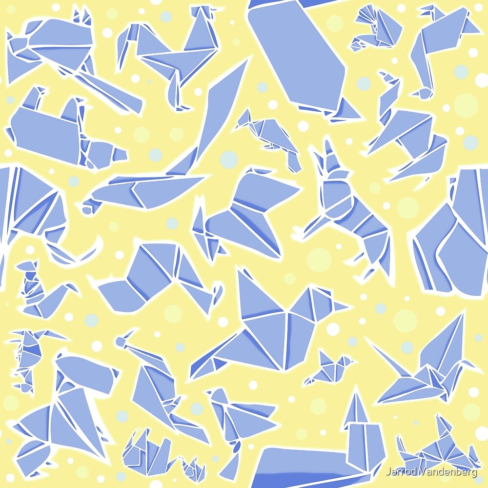 "Relaxing Origami Pattern" by Jarrod Vandenberg | Redbubble