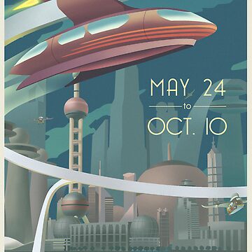 "Futuristic Earth Travel Poster" Poster for Sale by stevethomasart ...