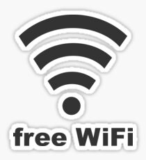Free Wifi Stickers | Redbubble