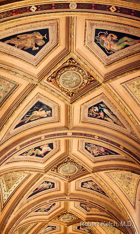 "Portico Ceiling - Vienna Opera House" by Robert Kelch, M.D. | Redbubble
