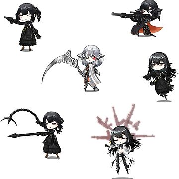 "Girls Frontline Nyto Chibi Sticker set" Magnet for Sale by ShinFatdog ...