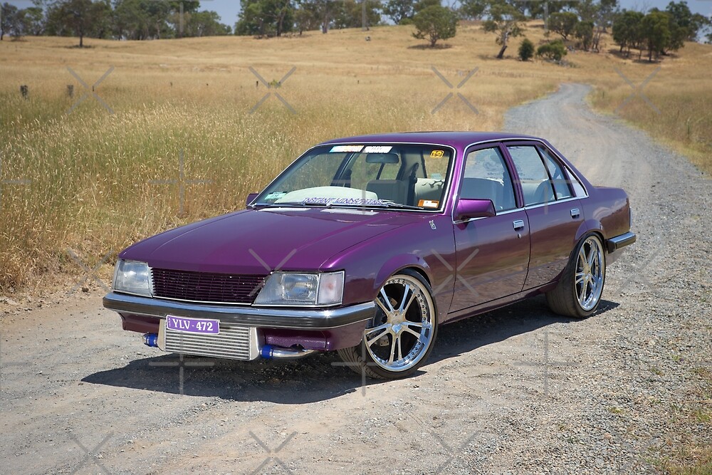 "Purple Holden VH Commodore" by John Jovic | Redbubble
