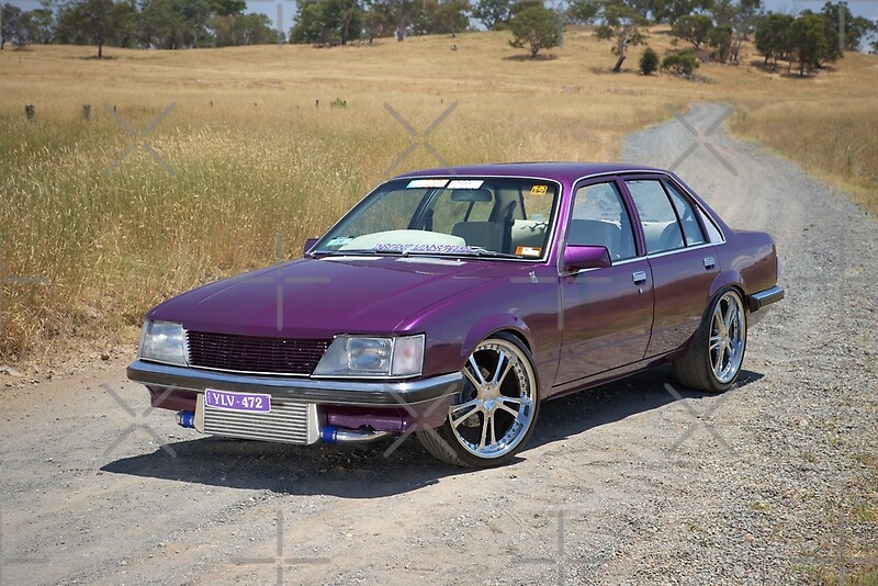 "Purple Holden VH Commodore" by John Jovic | Redbubble