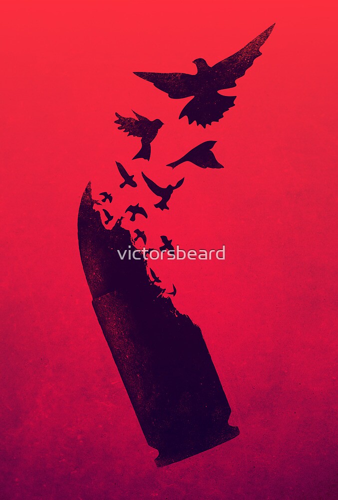 "Bullet Birds" by victorsbeard | Redbubble