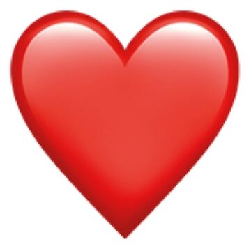 " ️Red Love Heart Emoji" Poster for Sale by Emooji | Redbubble